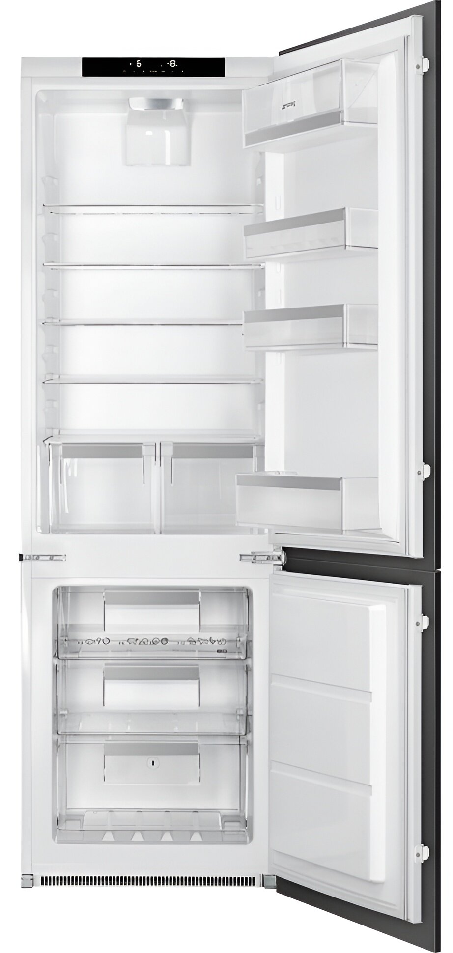 Встраиваемый холодильник "Smeg" C8174N3E1 - 270 литров, No Frost