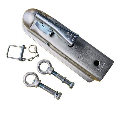 Стандартный прямой чехол для прицепа, соединитель прицепа, чехол для шарового соединения прицепа, аксессуары для прицепа с антипотерянным безопасным штифтом 2X2