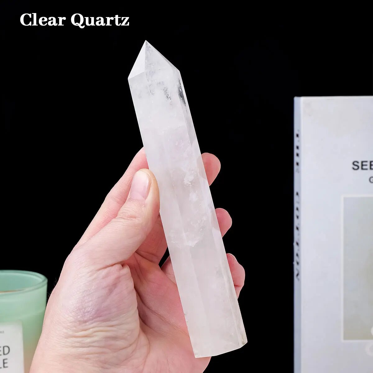 Clear Quartz кристалл, 15-17 см