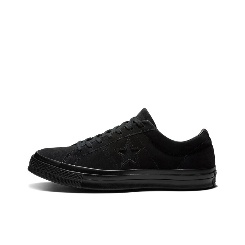 Кроссовки Converse One Star, размер EU 37.5 стопа (24CM), черный — фото 1