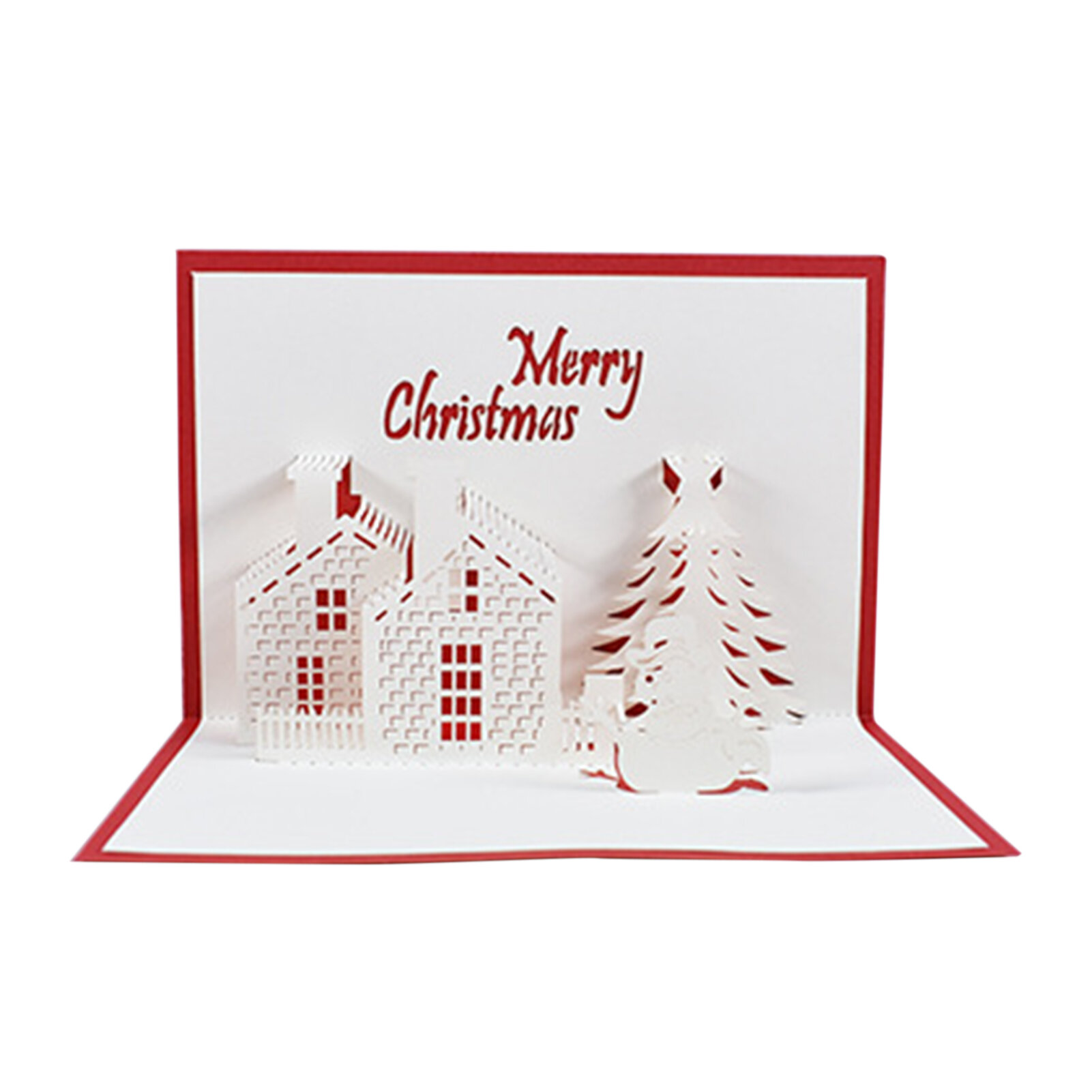 3D Pop Up Christmas Cards с конвертом, Многоцветные, Материал: бумага, Размеры упаковки: 10*15*0.2см (Тип 1, Тип 2), 13*15.5*0.2см (Тип 3), Вес: 20г (Тип 1, Тип 2), 30г (Тип 3), Количество: 1 шт, Для Рождества, дома, ресторана