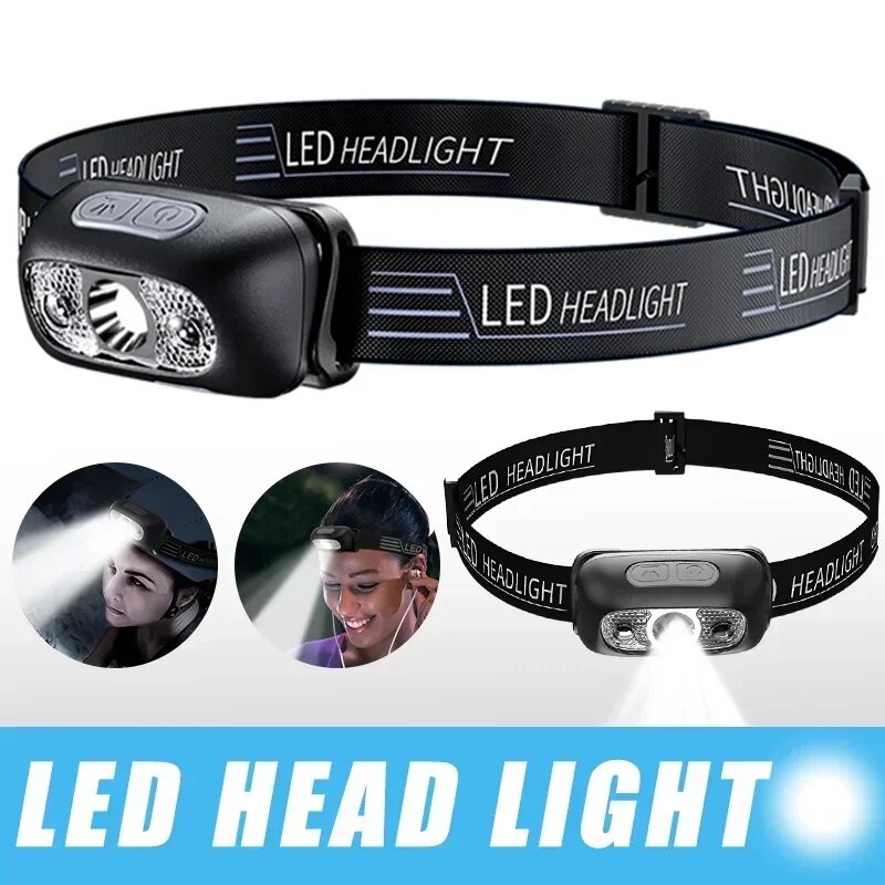 Налобный фонарь LED с датчиком движения, Sensor headlamp B