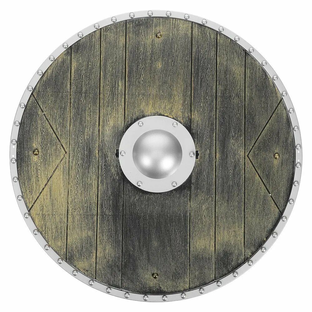 Игрушечный щит викинга, многоцветный вариант для детского творчества, 40,00 40,00 2,00 см