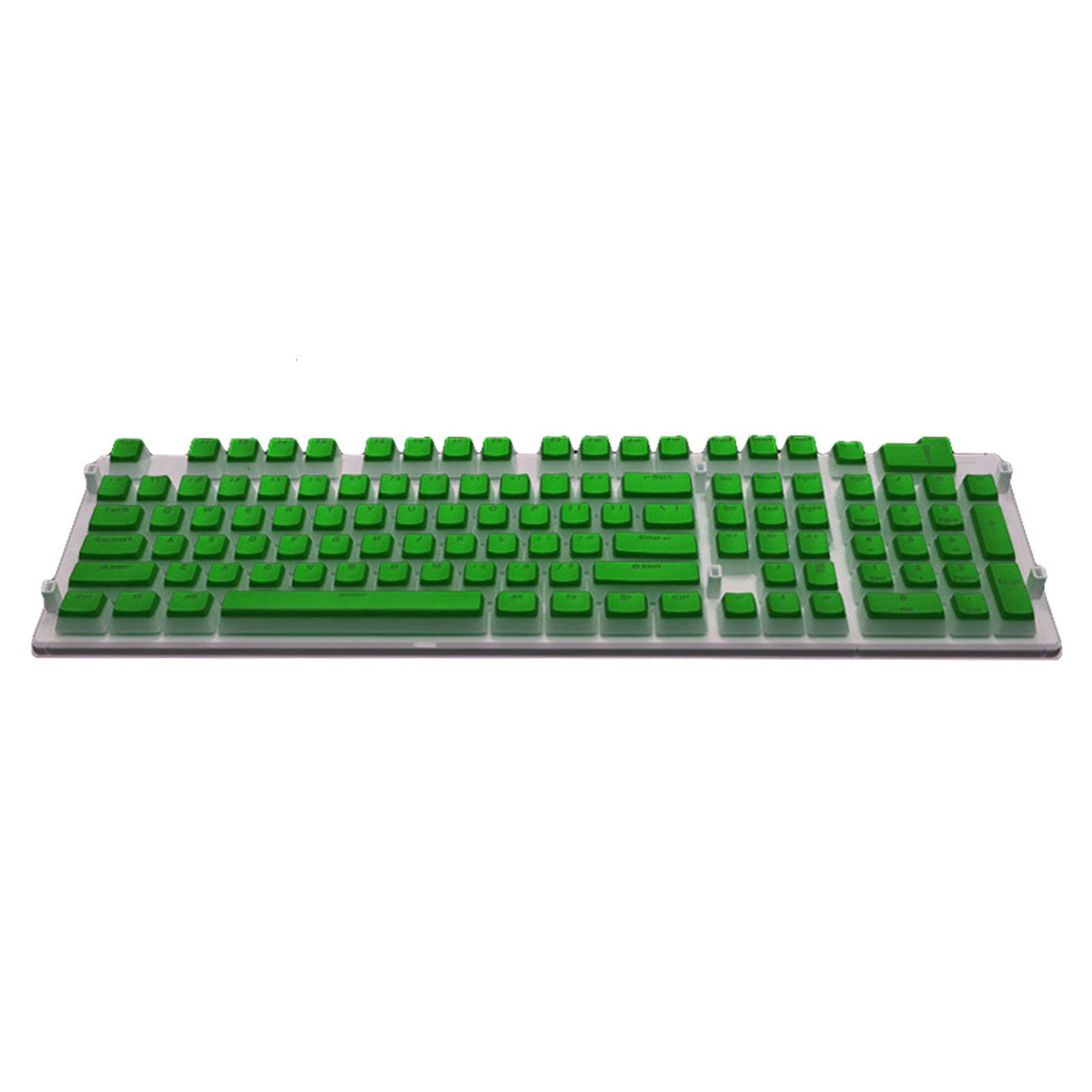 PBT OEM Высокие Пудинг Кейкапы 108 клавиш для Cherry MX, Сыр зеленый
