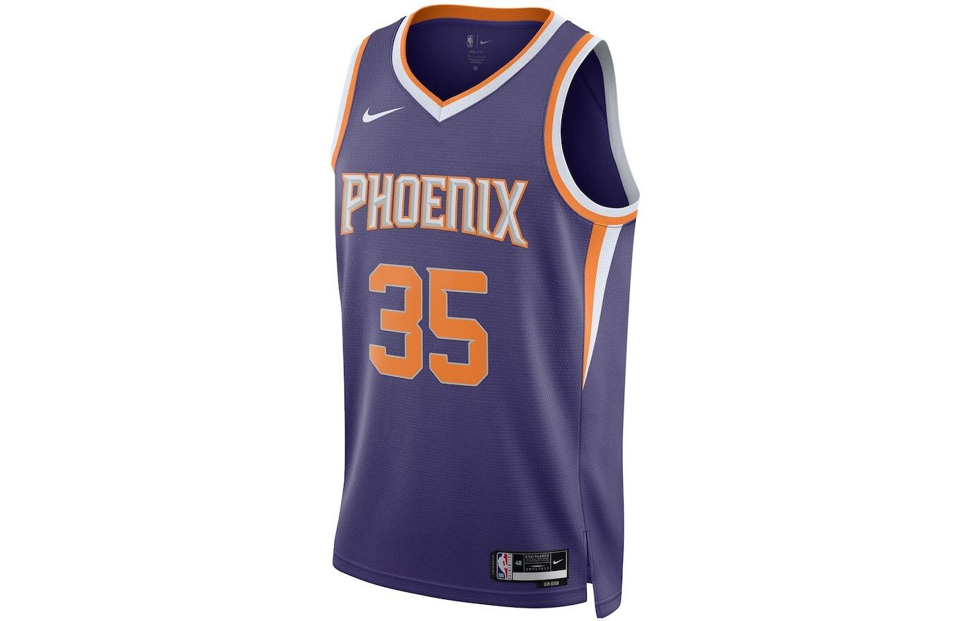 Баскетбольное джерси унисекс Nike фиолетовое, цвет: purple XXL EU