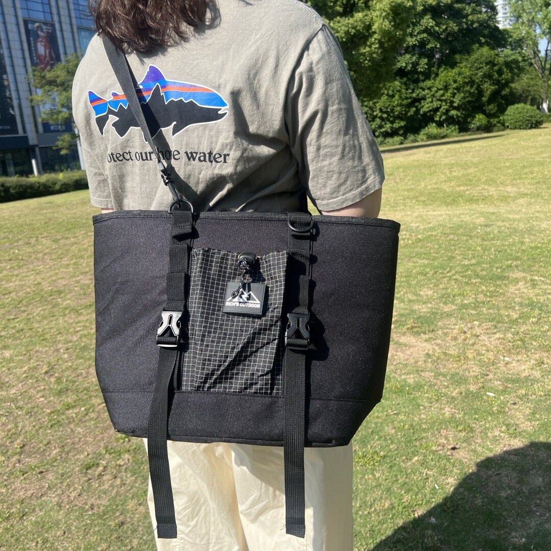 Изолированная сумка для кемпинга на открытом воздухе, портативная водонепроницаемая сумка для сохранения свежести, большая емкость, складная сумка для льда, коврик для пикника в парке, рюкзак