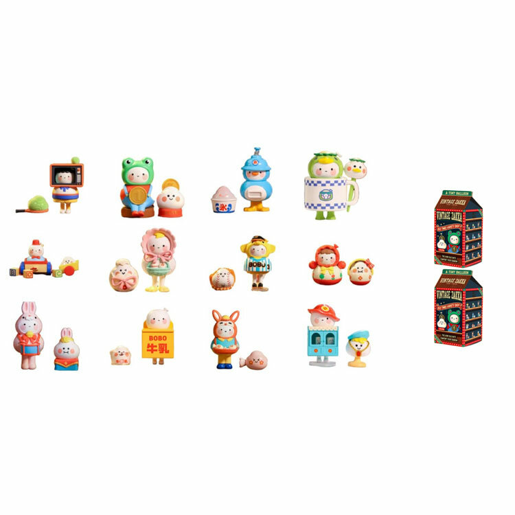 POP MART Bobo&coco Винтажный Генеральный Магазин Коллекция Мистические боксы, Two Blind Boxes (Random Style), унисекс