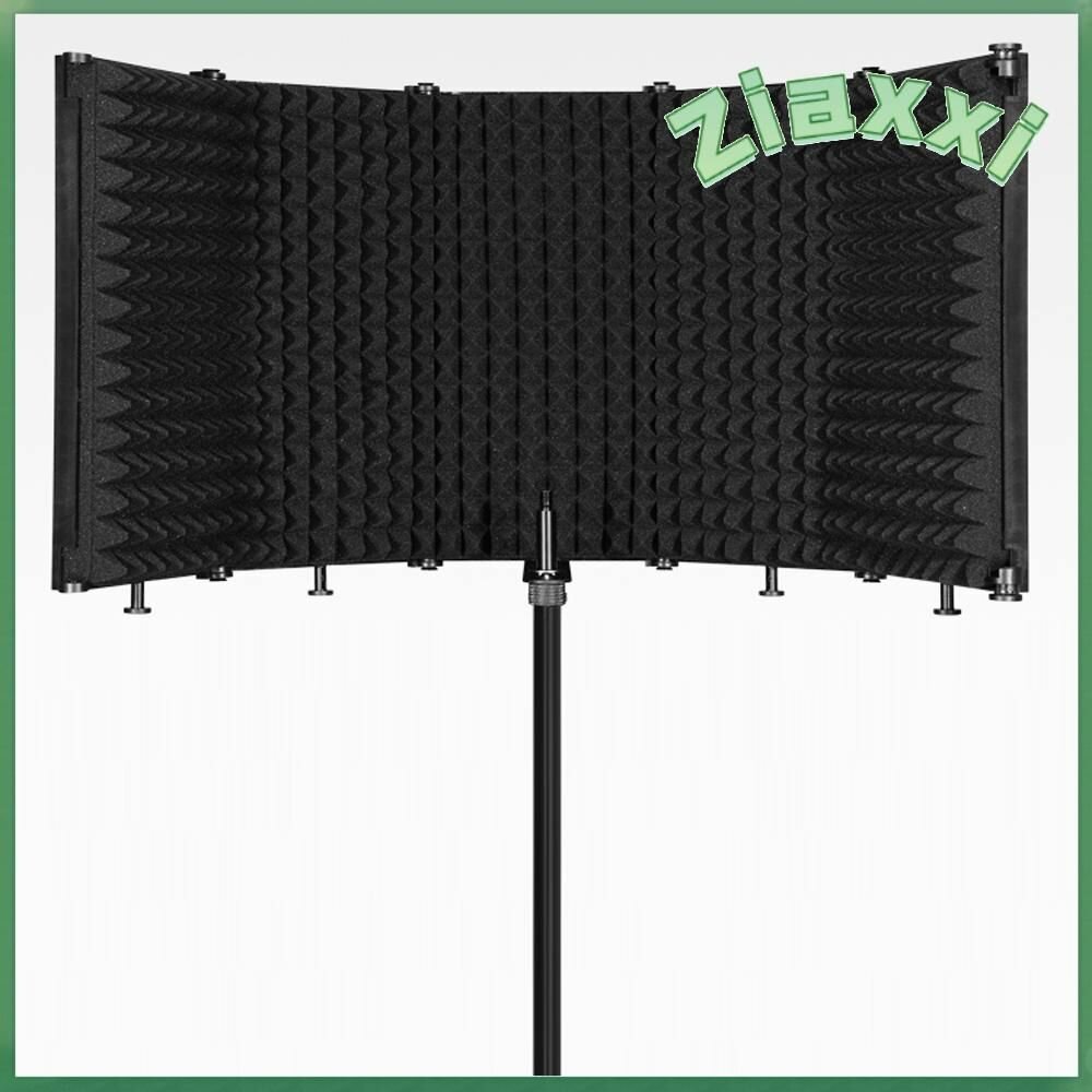 Портативная звукоизоляционная панель, складная для записи вокала или инструментов, идеальна для студий