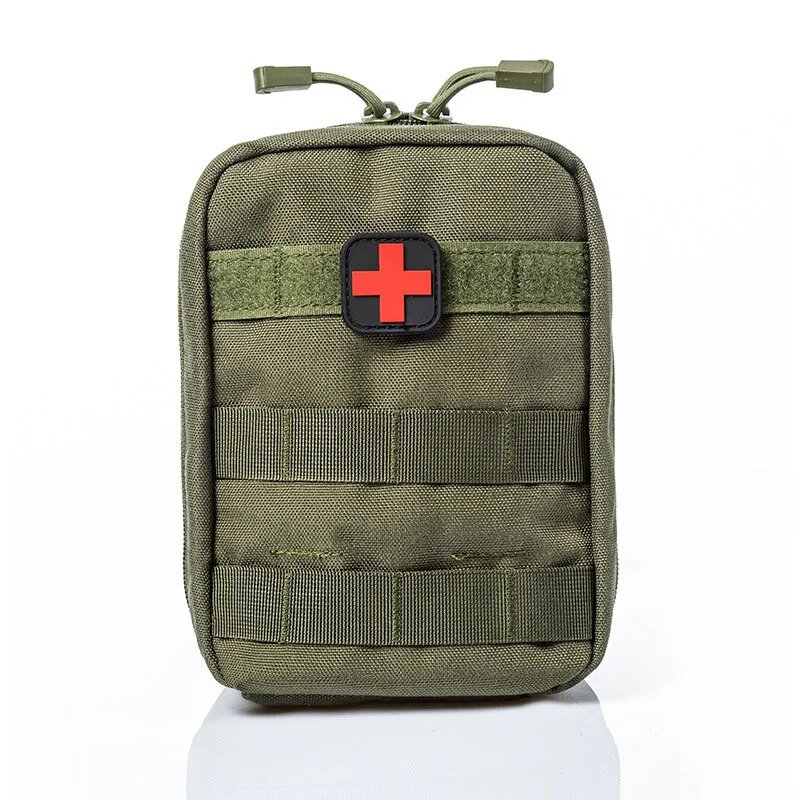 Тактическая аптечка Molle из полиэстера Темно-зеленый, Dark Green