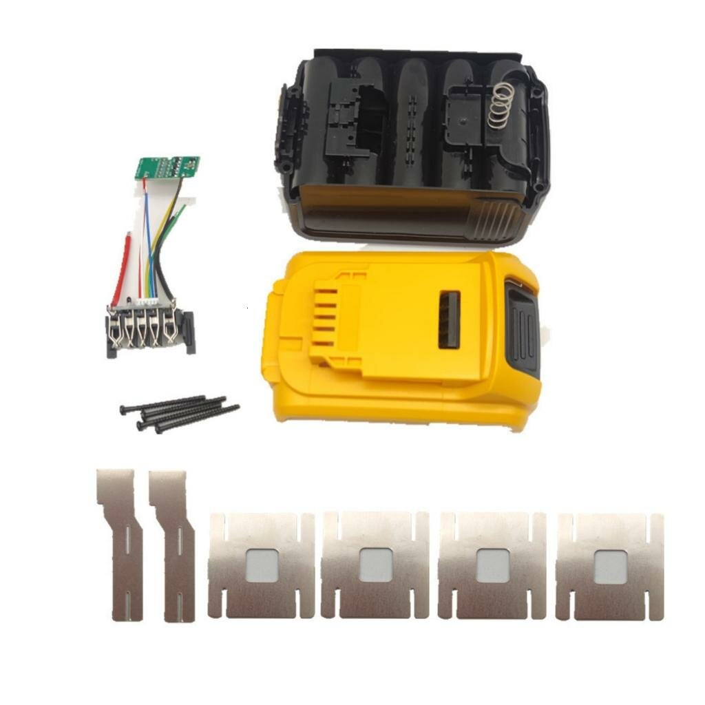 Сменный батарейный отсек для DCB200 DCB183 18V5S2P 5S1P10 18650 батарейный отсек