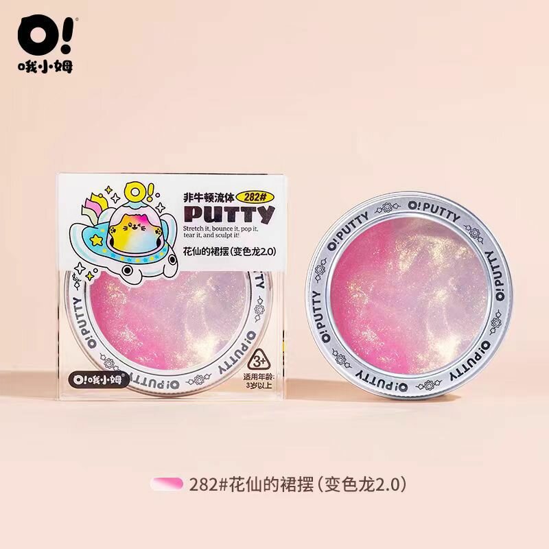 Ослим Маленький Слайм, Жидкий Стеклянный Клей, Детская Игрушка для Снятия Стресса, Пружинящая Грязь, Кристаллическая Грязь, Версия с Изменением Цвета