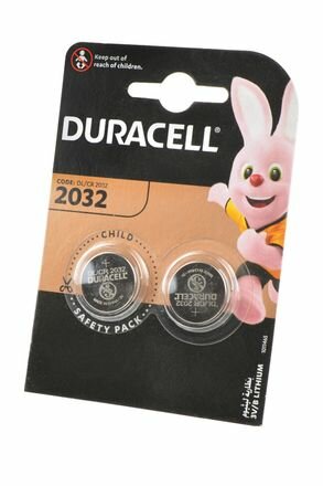 Батарейка литиевая DURACELL CR2032, 2шт.