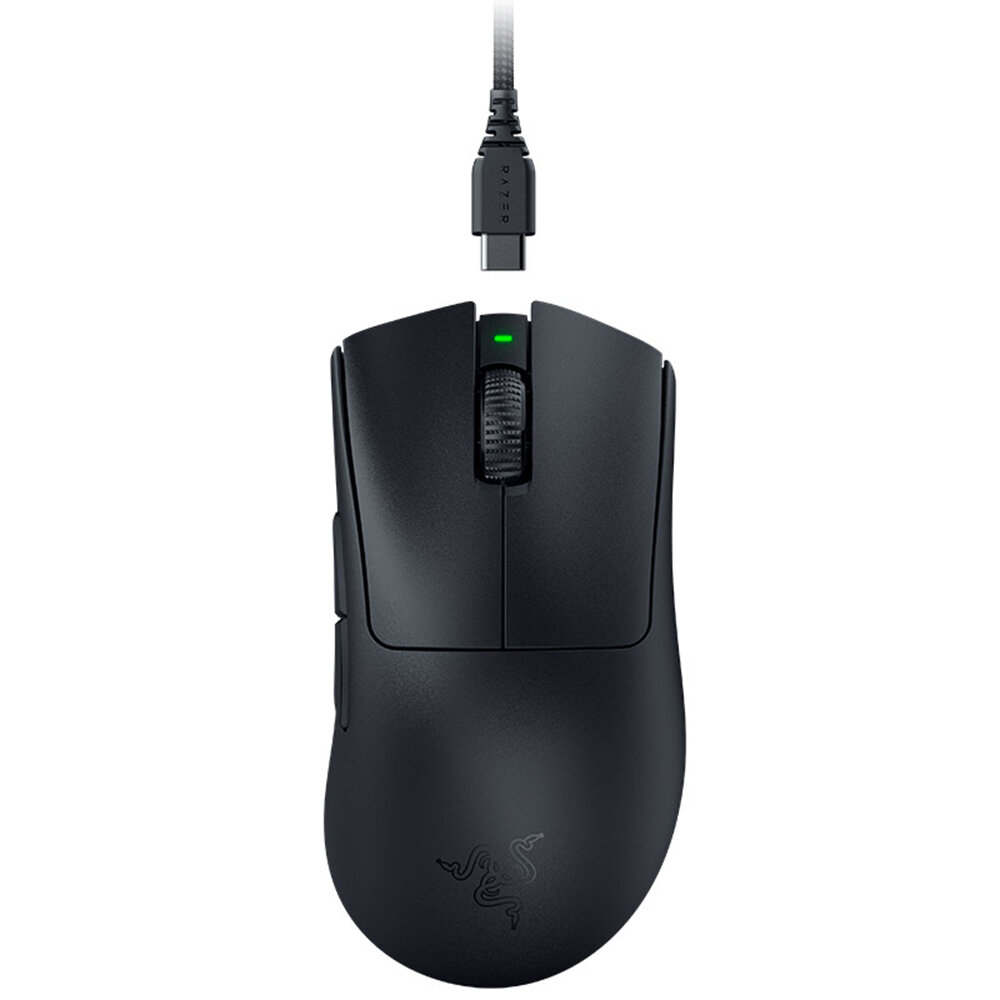 Razer Viper V3 Pro Wireless Black Gaming 63g 30000DPI Optical Sensor PAW3950 750 IPS 70G 5 Programmable Buttons 90 Million Clicks Lithium Battery 90hours 127*68*44mm HYPERSPEED 4KHz polling rate