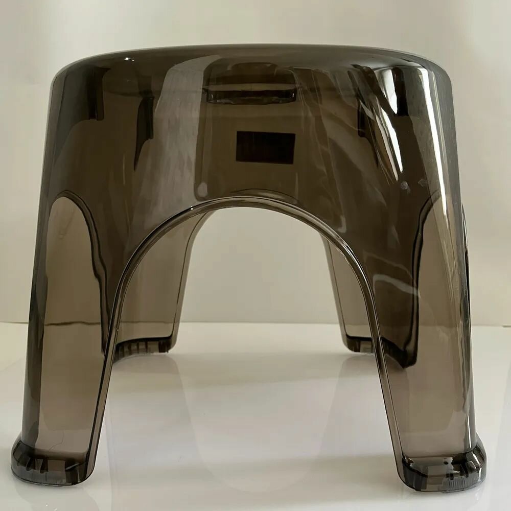 Стул пластиковый прозрачный для ванной, детский, табурет