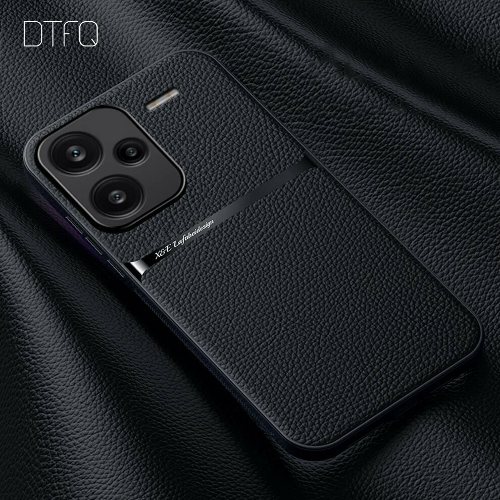 Для Redmi Note 13 Pro Plus 5G Магнитный чехол Противоударный Редми Ноут 13 Про + 5G, Черный, Black