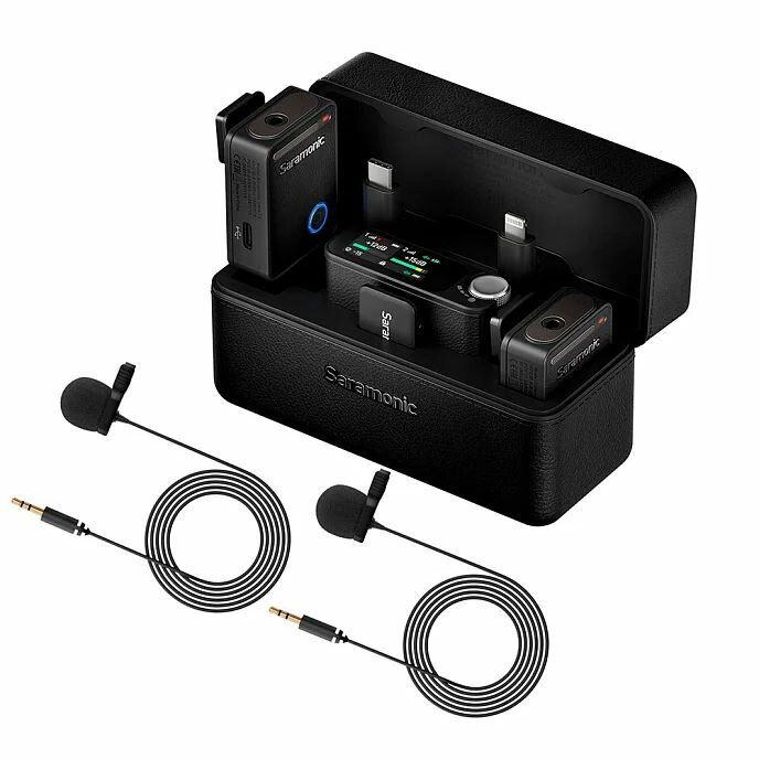 Микрофон Saramonic "Ultra 03", беспроводной, с клипсой, черный