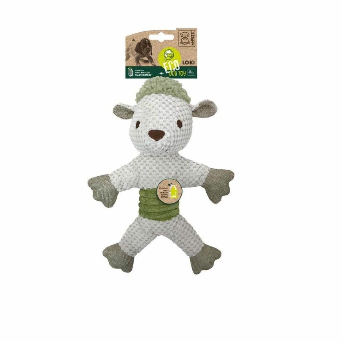 M-PETS Игрушка мягкая для собак ECO Барашек Локи 30см