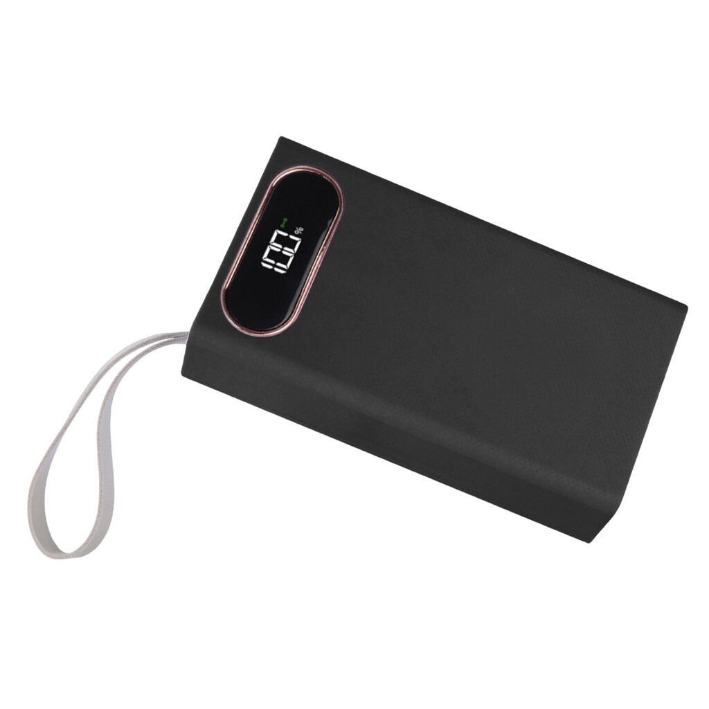 12 плоских аккумуляторов 18650, мобильный источник питания, комплект без сварки-черный