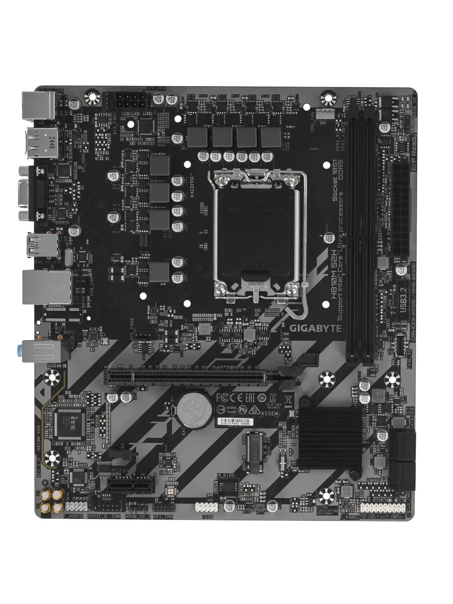 Материнская плата H810M S2H 2х DDR5