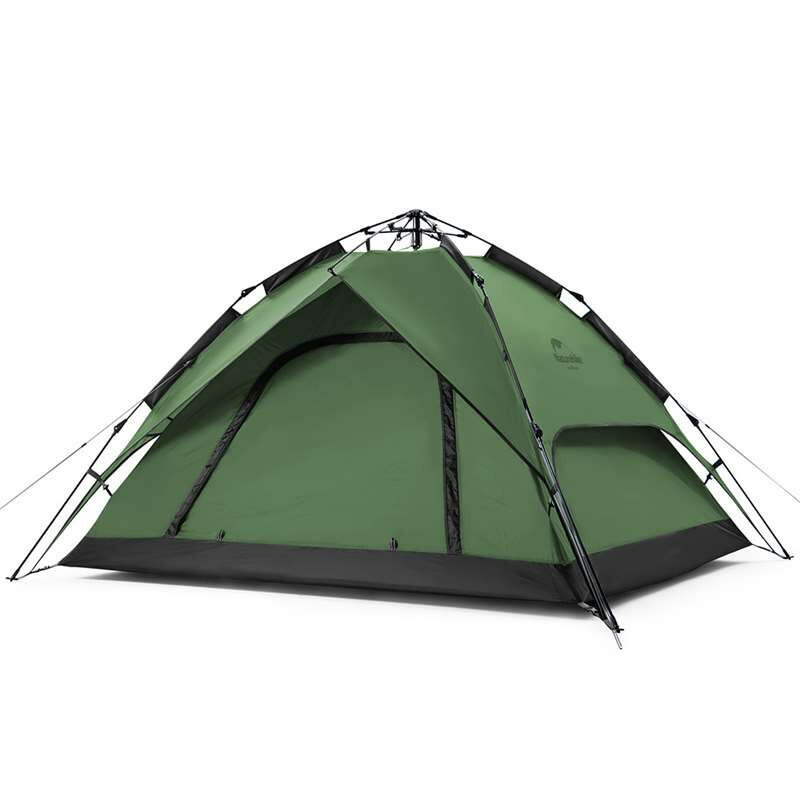 Палатка Naturehike автоматическая NH21ZP008 четырехместная зеленая (6976023920660)