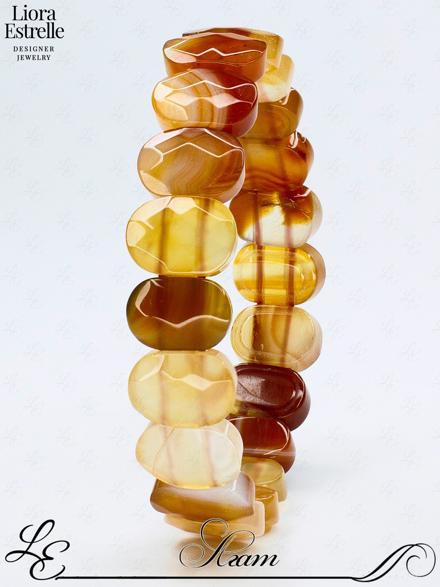 Браслет, агат