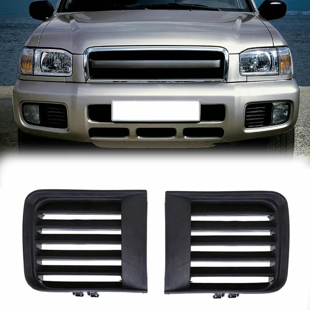 Обшивка автомобильная арт. 2 шт./компл. Решетка противотуманных фар переднего бампера для Nissan Pathfinder R50 1999-2004 62256-2W100 62257-2W100