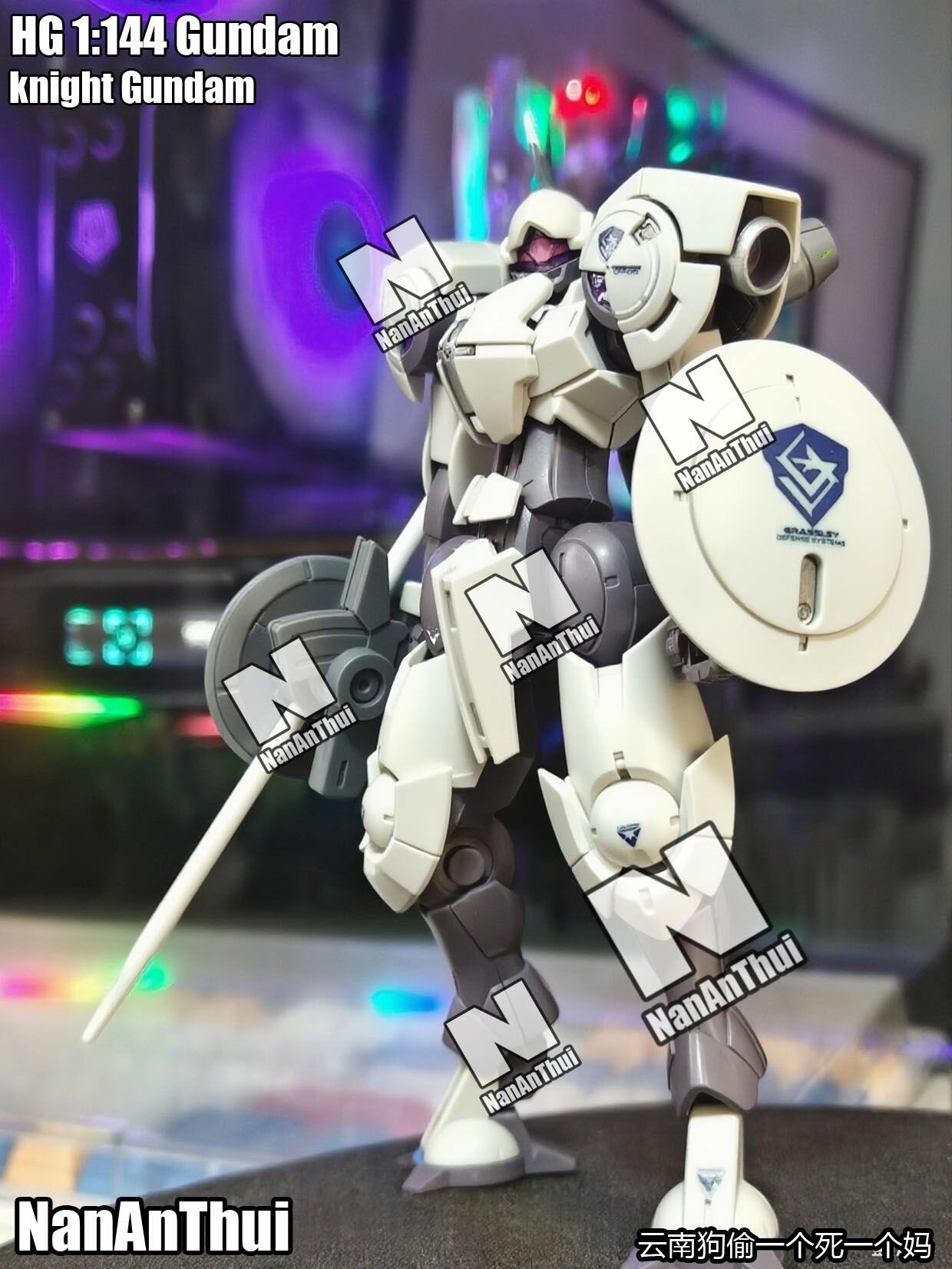 Сборная Игрушечная фигурка модель HG 1:144 Gundam knight, Высококачественная модель, Поставляется с бесплатными наклейками