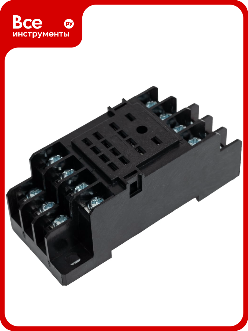 Разъем для крепления на DIN-рейку DEKraft РР-102, 4 конт, 3-5 А 23953DEK