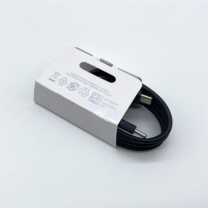 Samsung S21 S20 3A USB-кабель типа C Сверхбыстрая зарядка USB-C Зарядное устройство Передача данных Провод для samsung s25 a56 a55 a54 Black