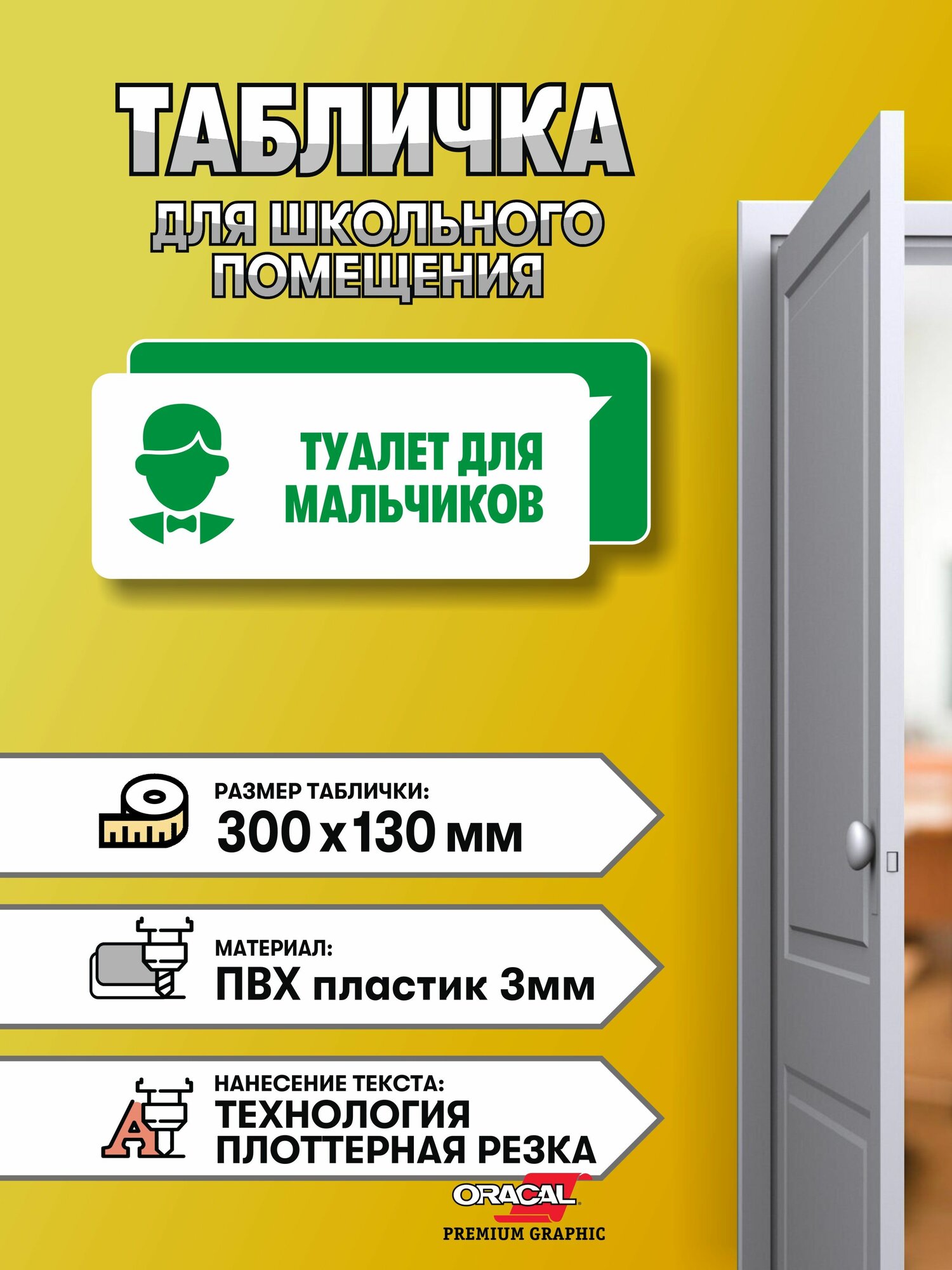 Табличка школьного помещения