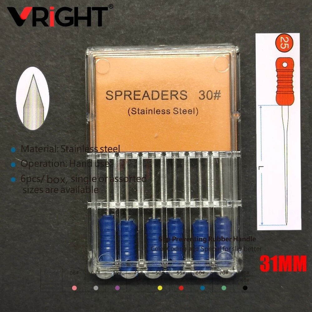 Стоматологические разбрасыватели из нержавеющей стали lzvine Spreaders-31MM-30
