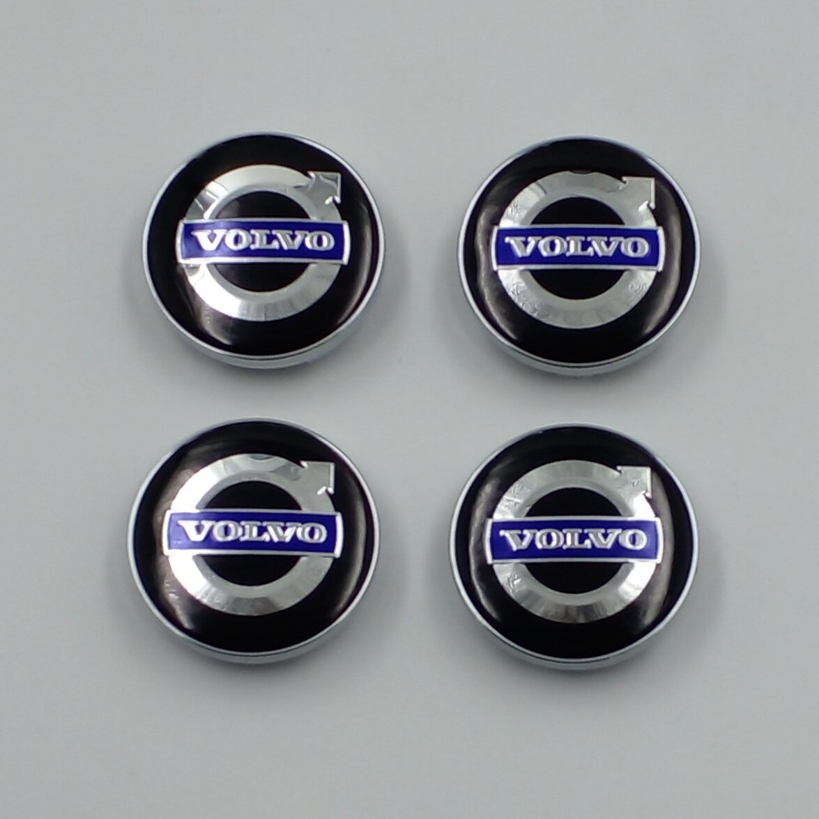 Колпачки заглушки на литые диски с эмблемой 60 мм 4 шт