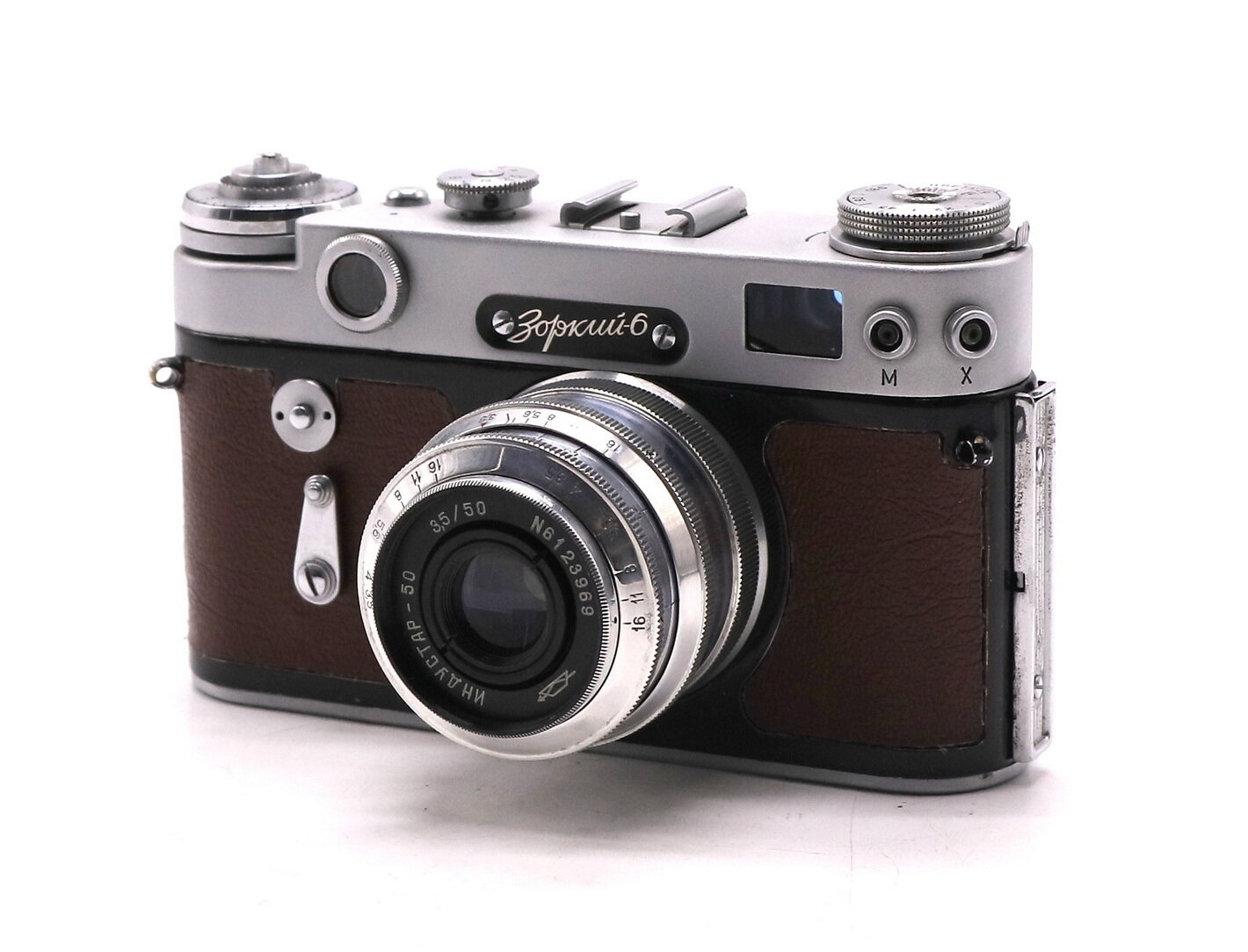 Фотоаппарат Зоркий 6 + Индустар-50 (СССР, 1963)