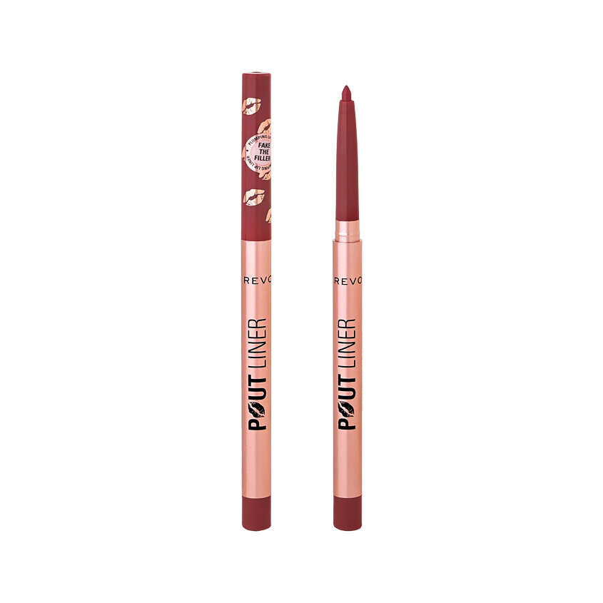 Карандаш для губ REVOLUTION POUT LINER PLUMPING LIP LINER контурный с эффектом пухлых губ тон Jelly berry mauve