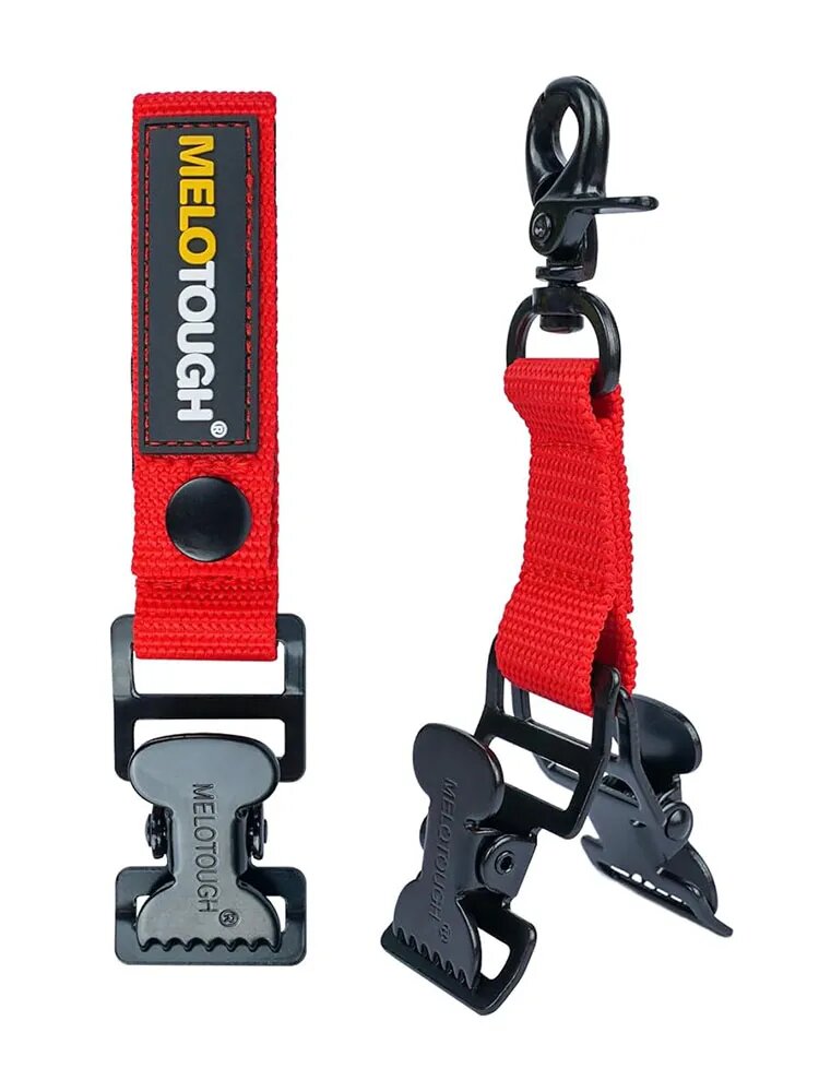 Держатель для рабочих перчаток Alligator Clip с поворотным крючком для надежного крепления к маскам, перчаткам, шапочкам, наборам инструментов и другим СИЗ. MELOTOUGH MGH06