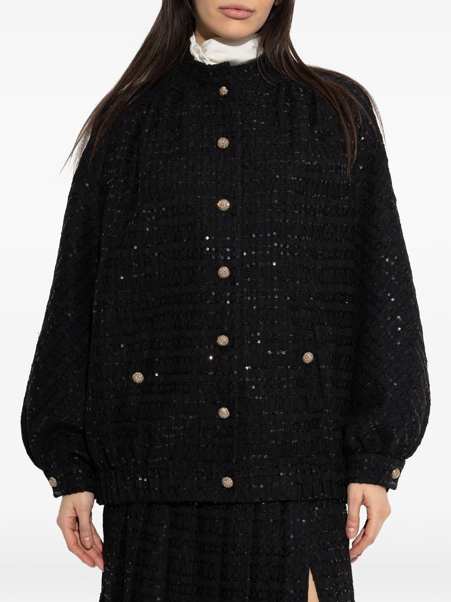 Пиджак Alessandra Rich Sequin button jacket, размер 38 — фото 1