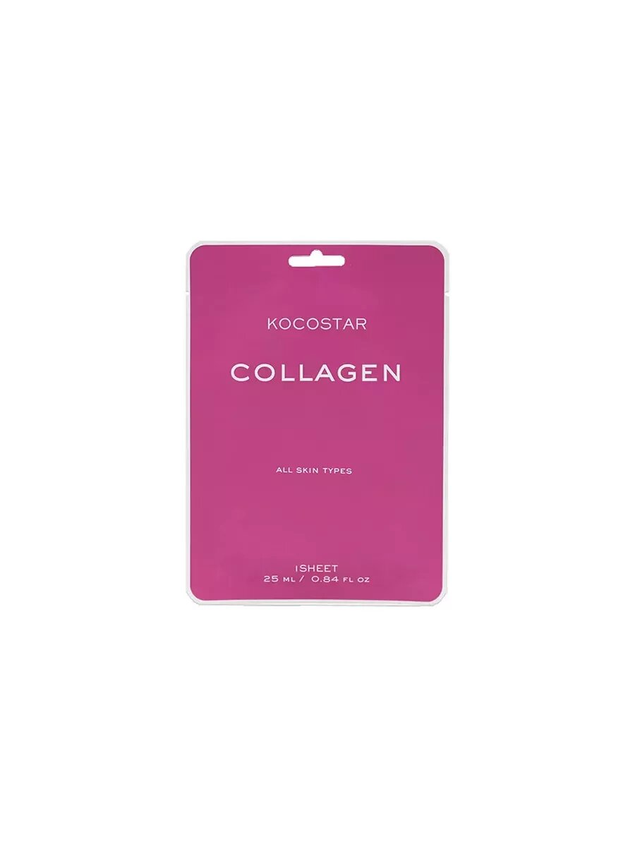 Кокостар Маска д/лица Анти-эйдж с Коллагеном для эластичност