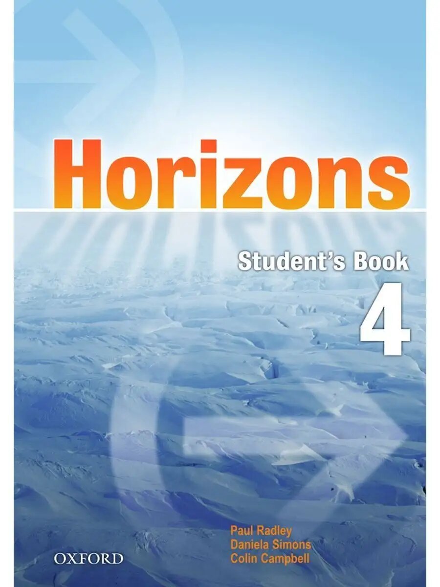 Horizons 4 Student's Book | Oxford University Press — Издание на английском языке.