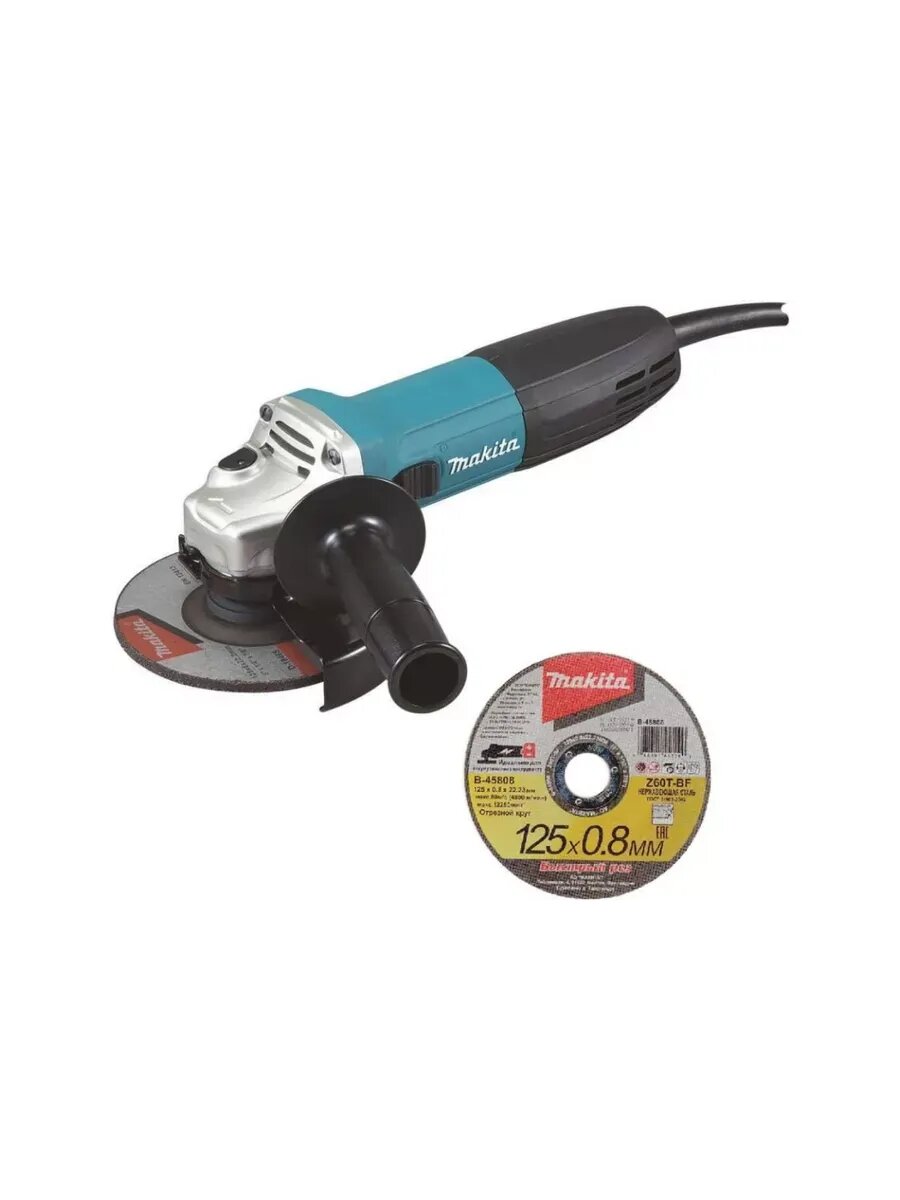 Шлифмашина угловая Makita GA5030RX8, 720 Вт, 125 мм, 11 000 об/мин, М14