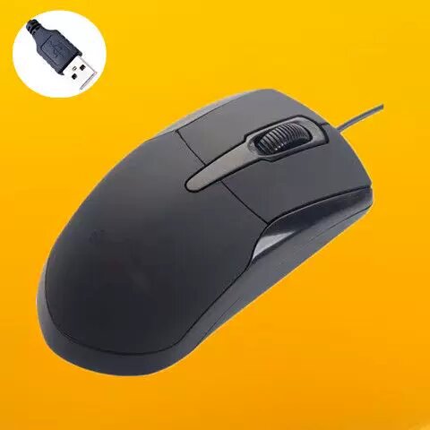 Проводная мышь PS2 с круглым разъемом, удлиненный кабель, для бизнеса, дома, офиса, проводная мышь для настольного