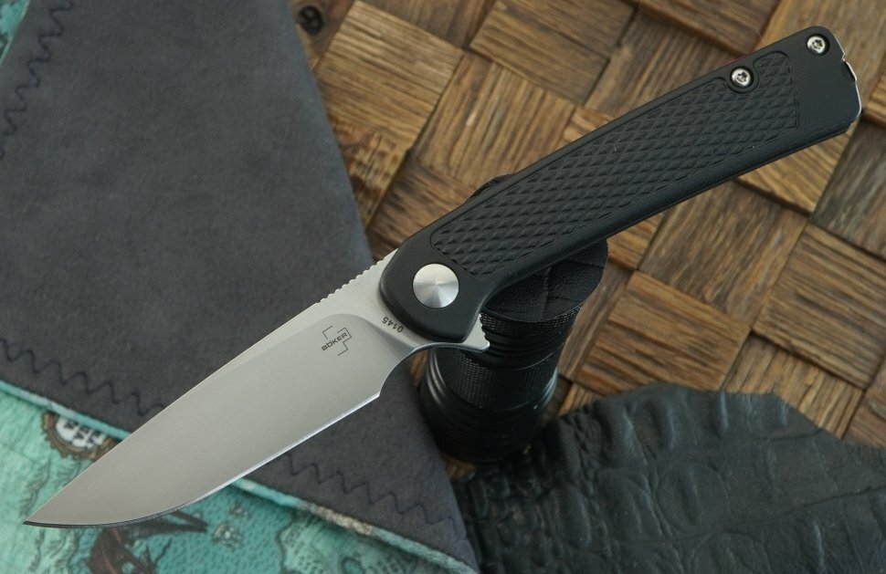 Складной нож Boker Plus Fire And Black, сталь 1.4116