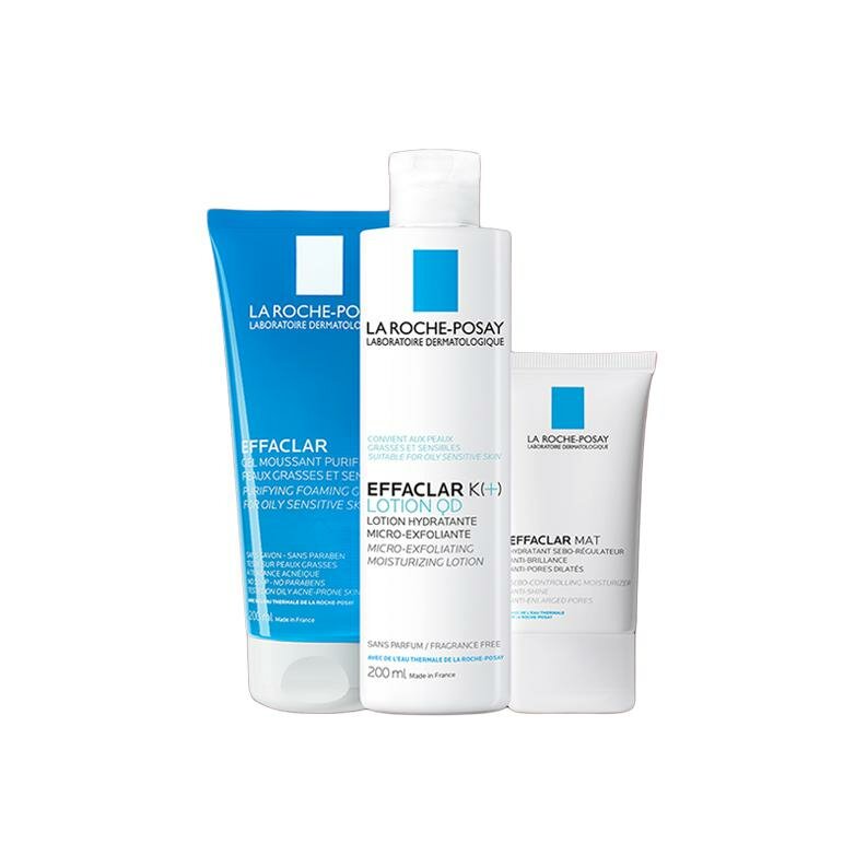 Набор из 3 средств против акне мужской LIFUQUAN 5719003, тоник, очищающее молочко, лосьон для умывания