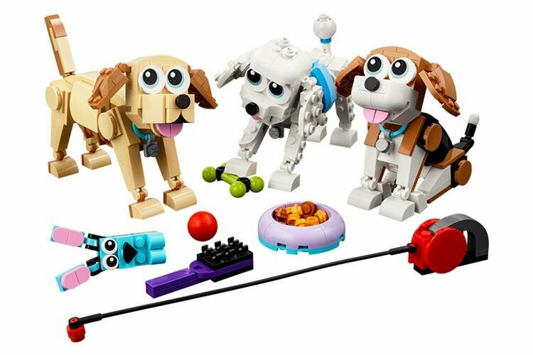 Конструктор унисекс LEGO Милые собачки, модель 31137, конфигурация 5760913, сборная модель
