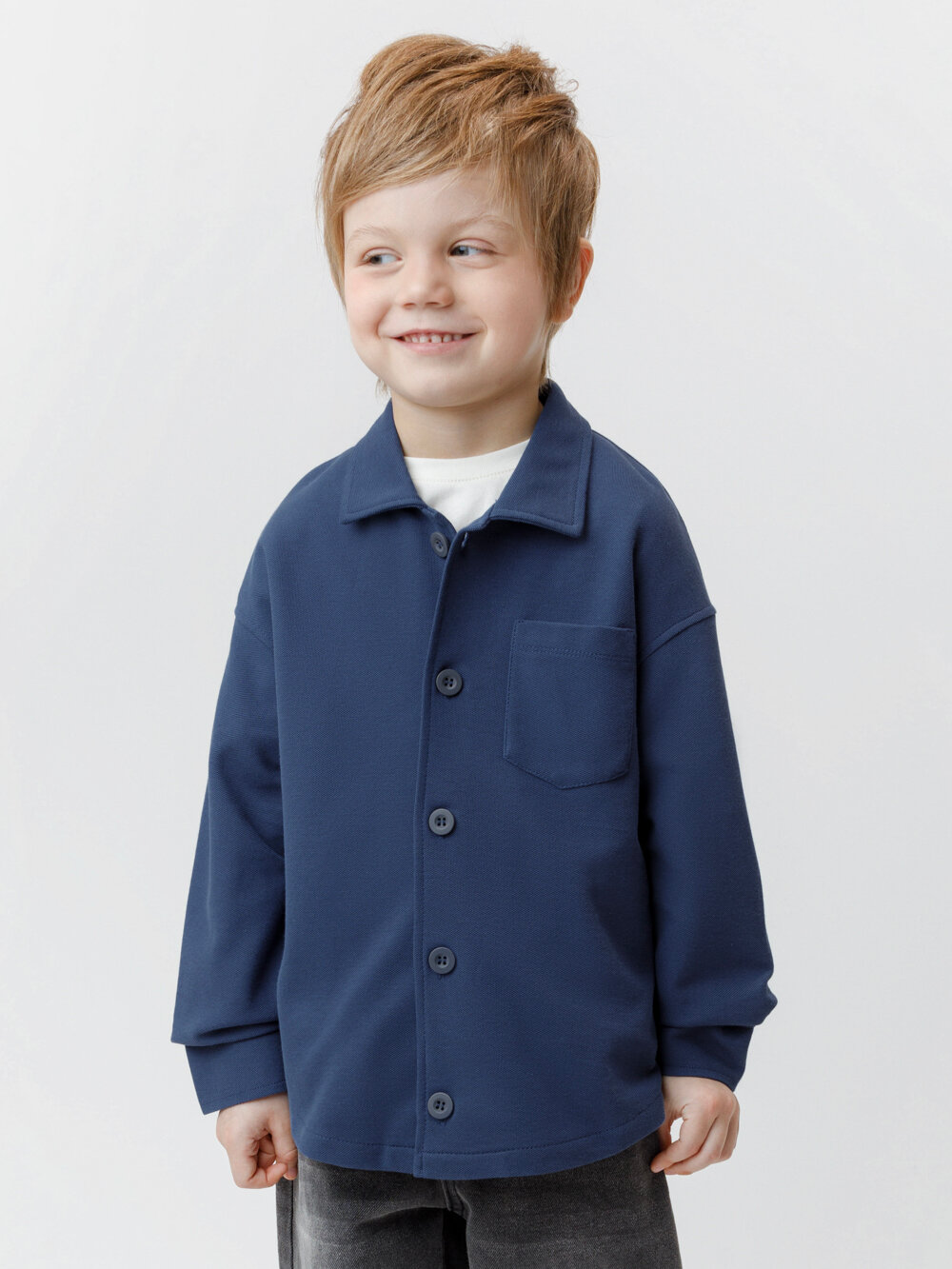 Рубашка хлопковаяа для мальчика