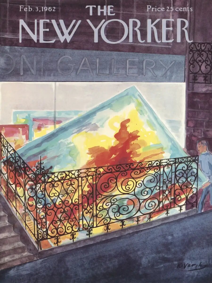 Постер New Yorker Нью Йоркер февраль, 30 x 40 см (без полей), бумага, без рамы — фото 1