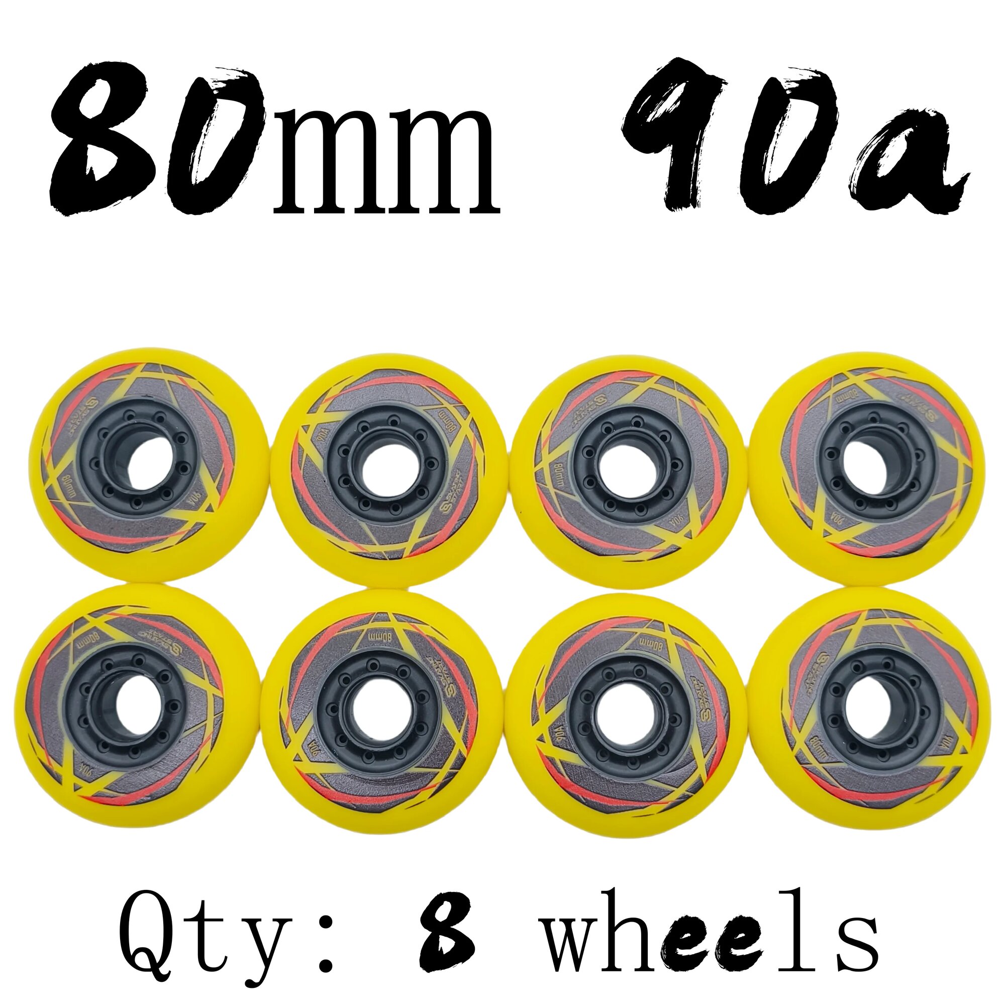 Тормозные колеса для роликов MCgala 76 мм, 80 мм 80mm 90a