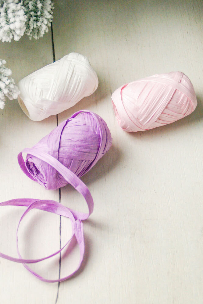 Набор лент для подарочной упаковки крафт стайл, бумага, сиреневый, 10 м, 3 шт, Koopman International ATC900040-4