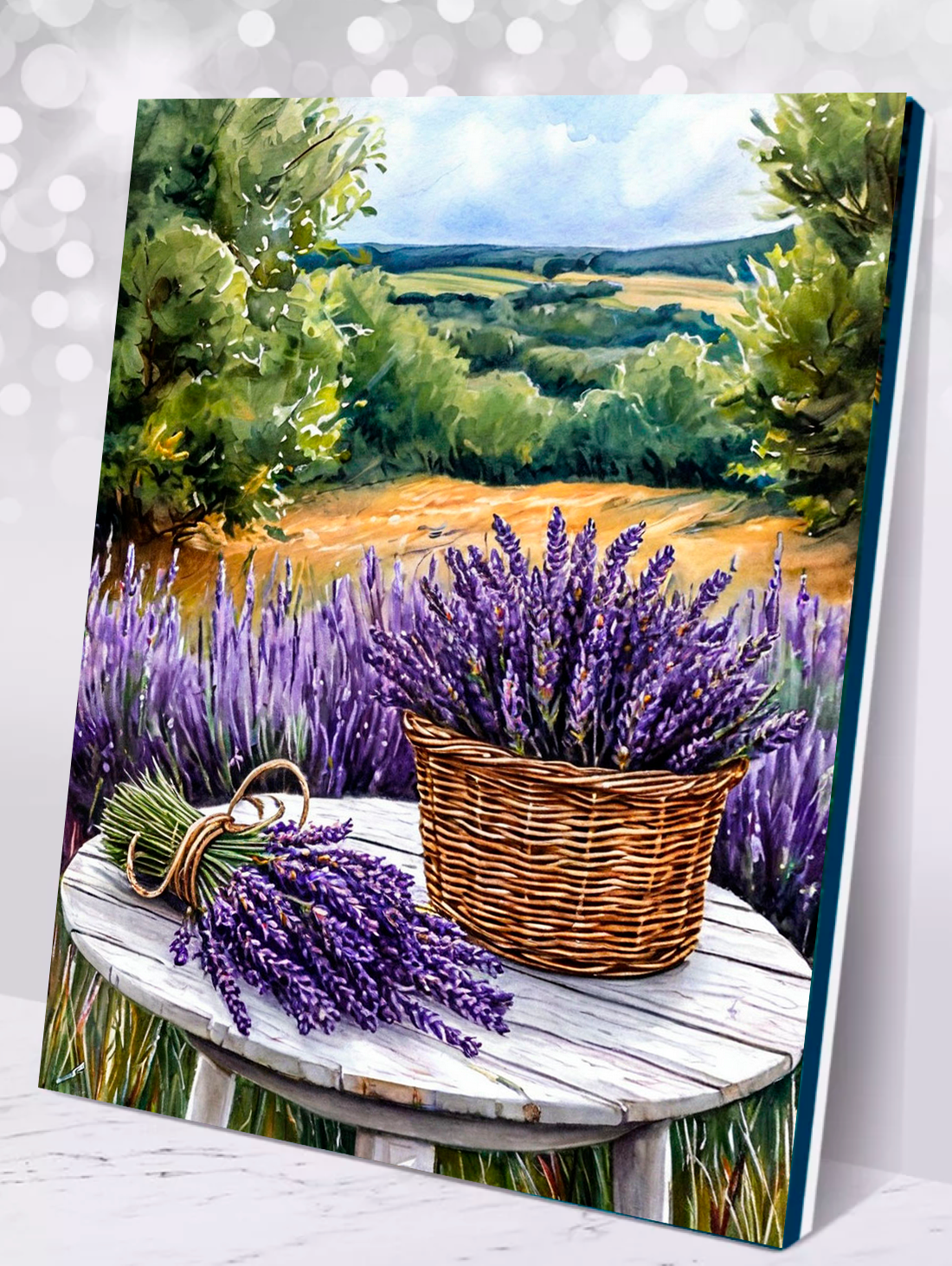Картина по номерам "Лаванда", хлопковый холст на подрамнике 40х50 см, акрил, 000 Art Hobby Home