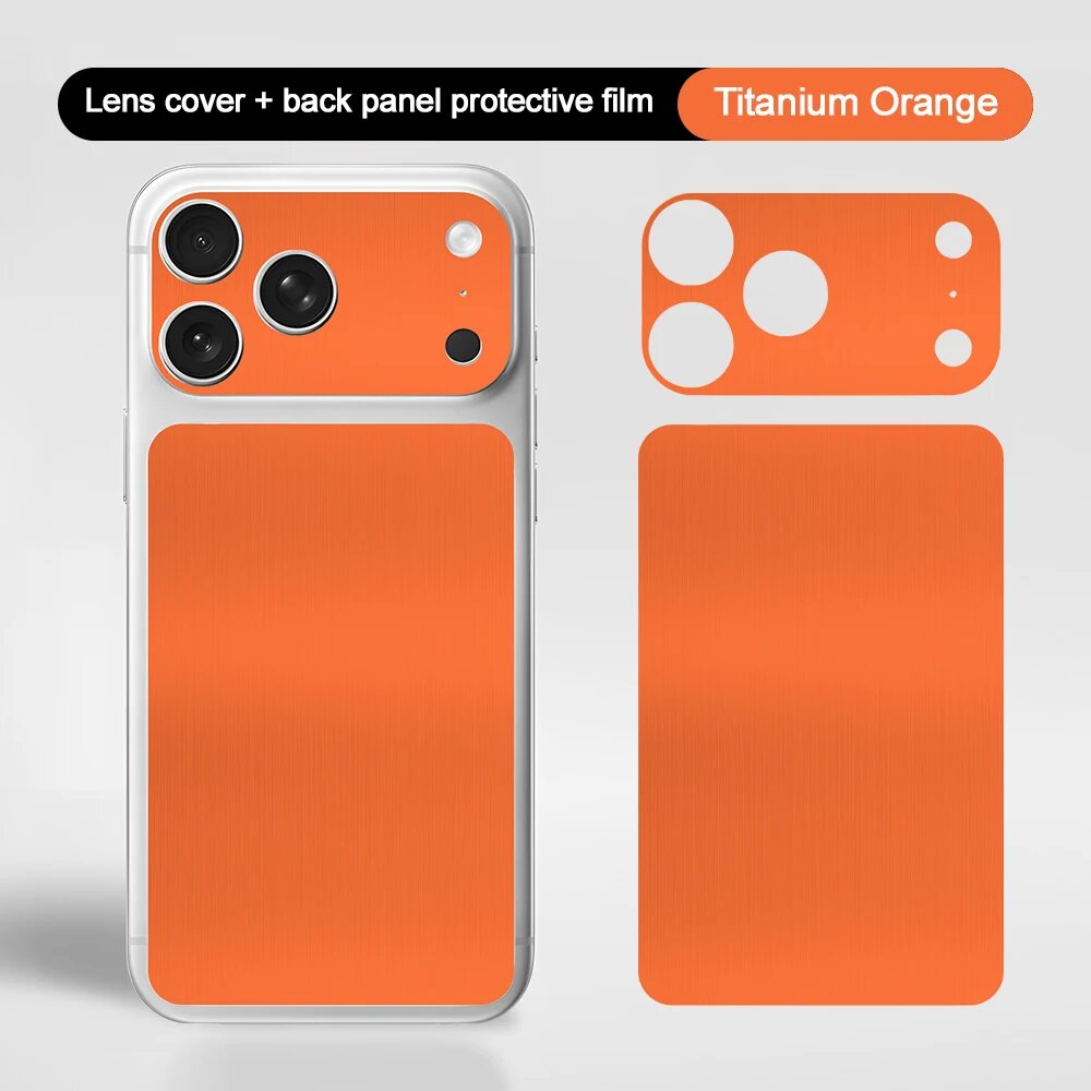 Защитная пленка на iPhone 17 Pro, Titanium Orange