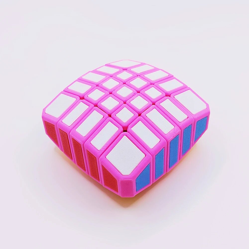 ZEPUZZLES 1x5x5 Floppy Cube Sticker 1x5x5 Magic Cube Irregular Twisty Puzzle Toys Cubo Magico Kid Gift